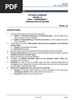 Grade 12 Esterification Practical Test | PDF | Ester | Ethanol