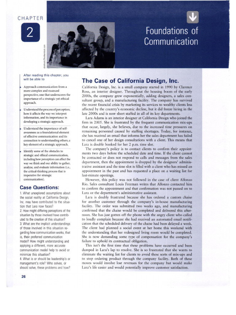 Chapter 2 - Communication | PDF