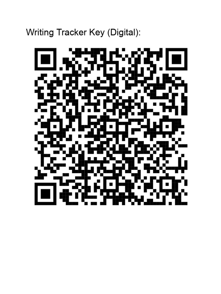 Writing Tracker | PDF