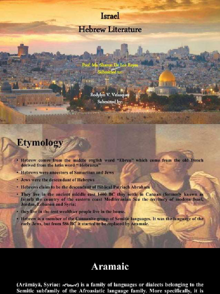 Hebrew Lit | PDF