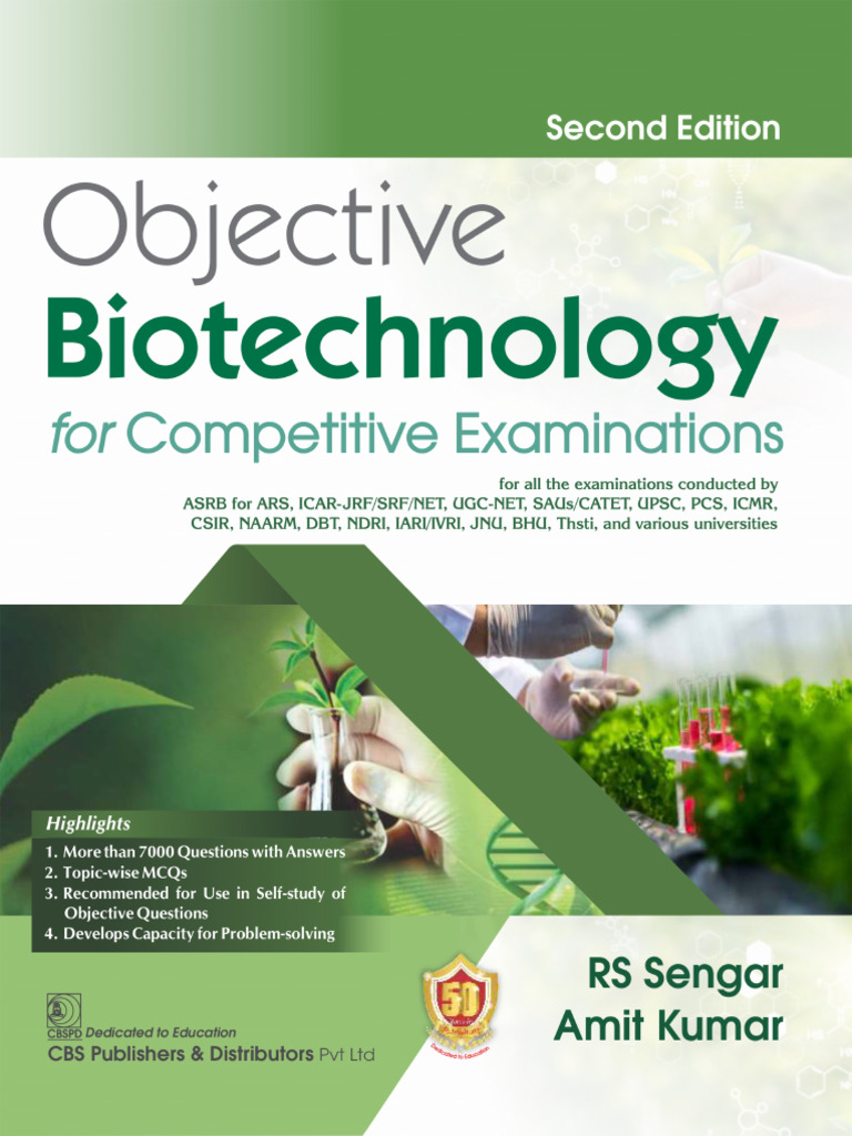 Objective Biotechnology For Competitive Examinations, 2e CBS Publishers | PDF | Gene | Molecular ...