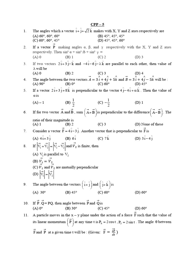 Vector Cle5 | PDF | Euclidean Vector | Velocity