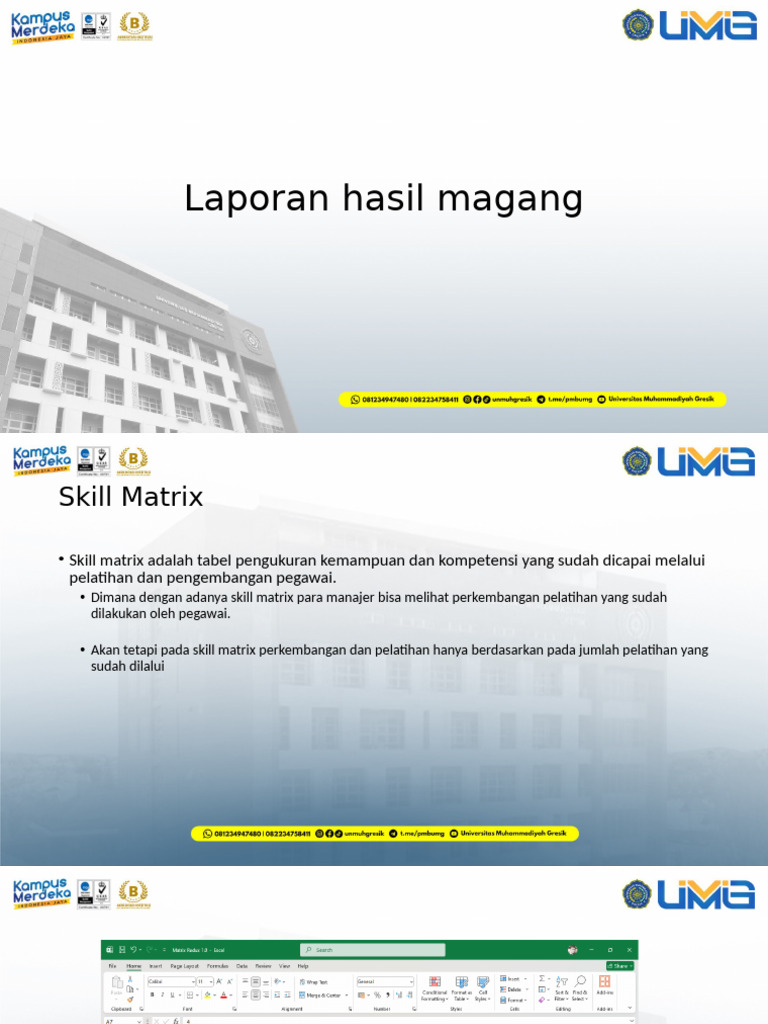 Laporan Magang: Skill Matrix & TNA | PDF
