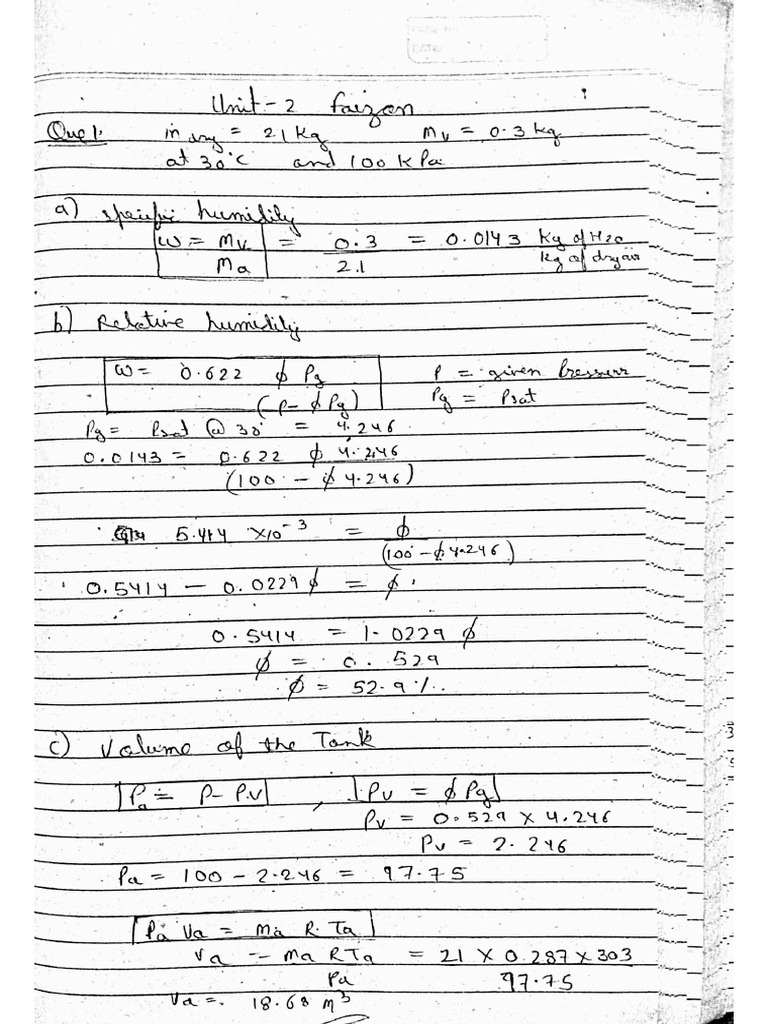 Unit 2 tutorial solutions | PDF