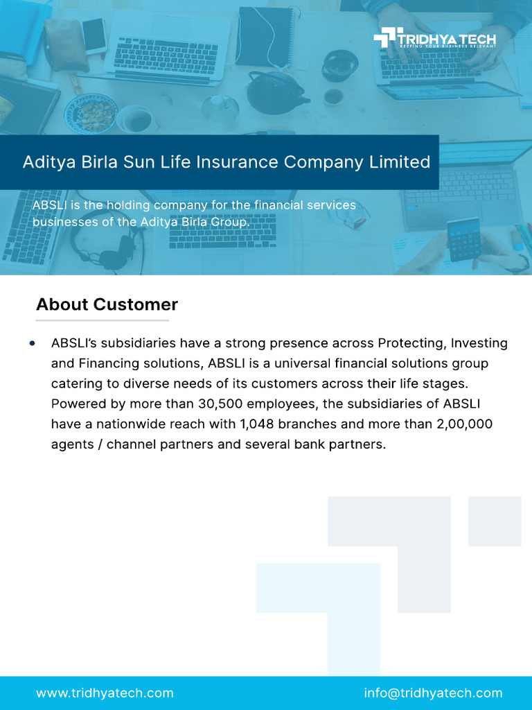 Aditya Birla Sun Life Insurance Company Limited | PDF | Insurance ...