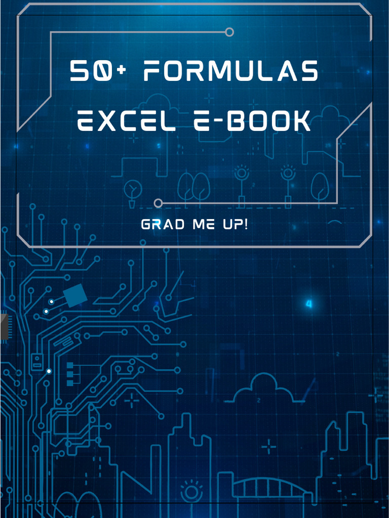 Data Analyst - Excel Ebook 50+ Formulas - by Grad Me Up! | PDF ...