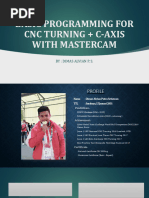 Modul Mastercam X5 | PDF | Komputer | Teknologi & Rekayasa