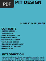 Pit Design Parameters Guide | PDF