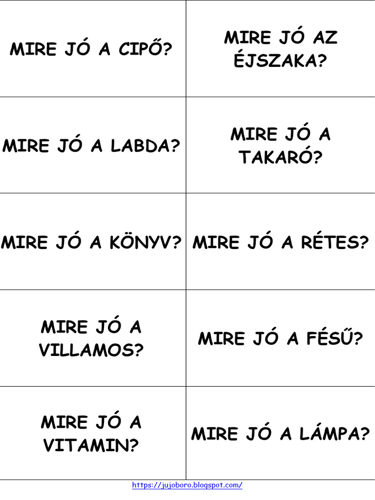 Mire Jó | PDF