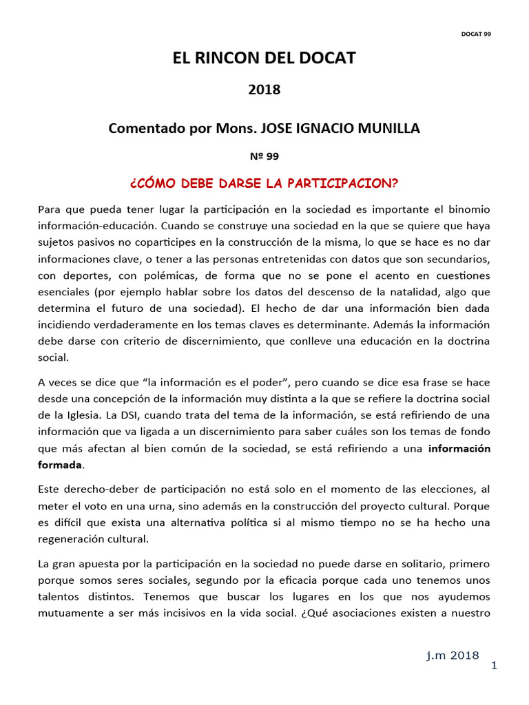 Docat 99 | PDF | Información