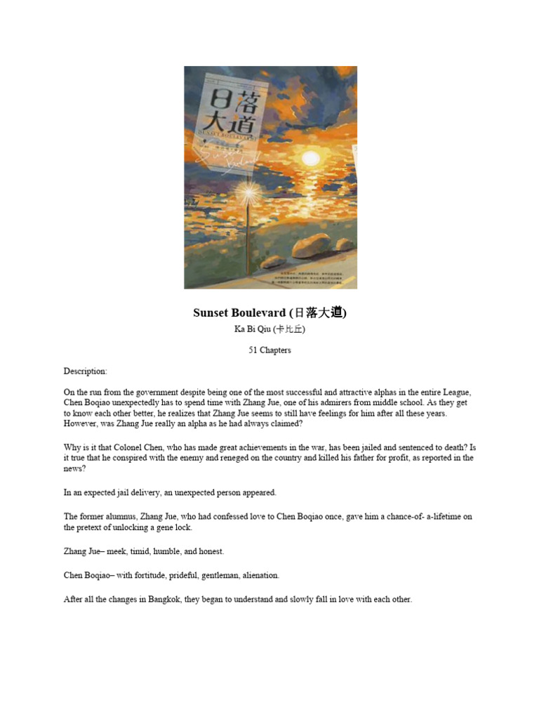 Sunset Boulevard (Complete) (Ka Bi Qi... (Z-Library) | PDF