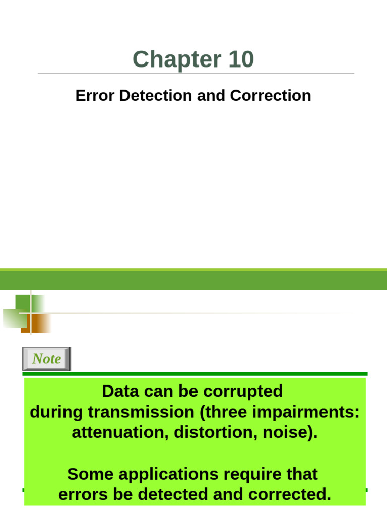 Reference Material - Chapter 10 | PDF | Error Detection And Correction | Encodings