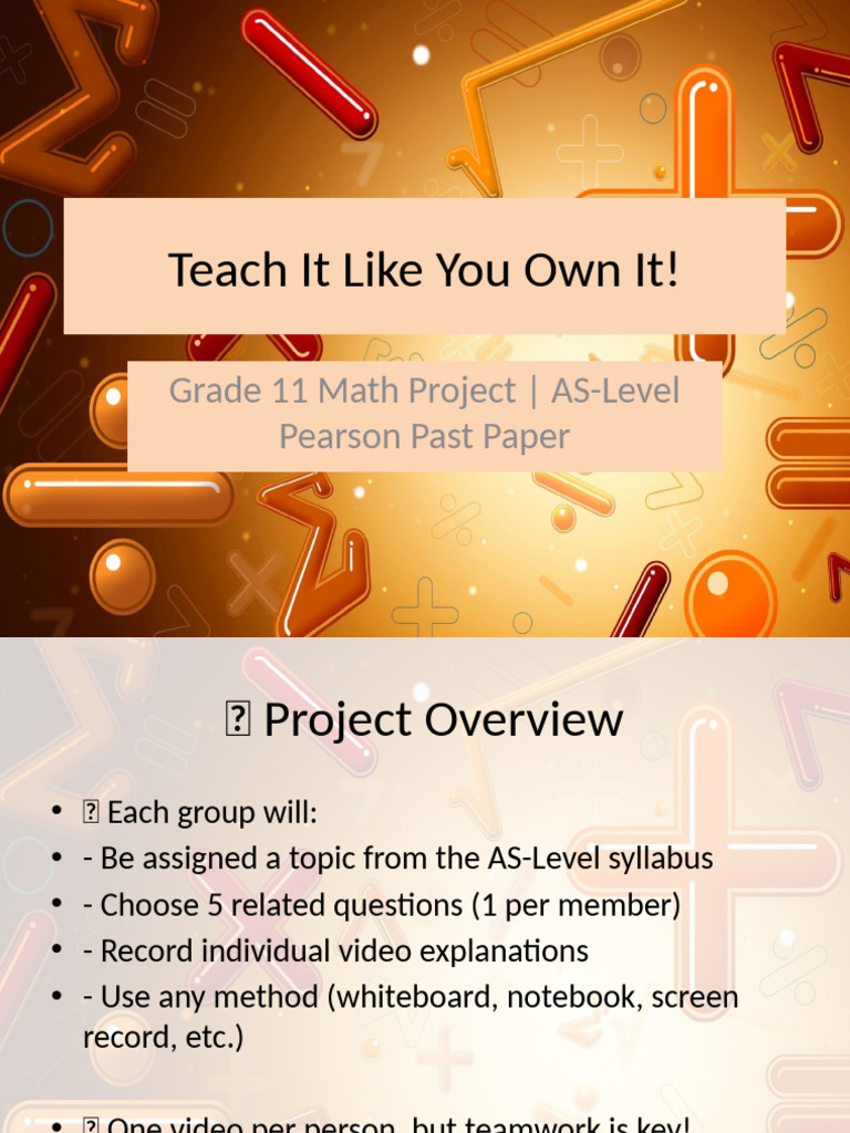 Teach It Like You Own It Project Presentation Final Cleaned | PDF