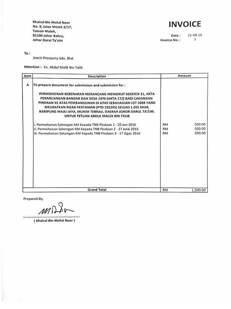 Contoh Claims Kerja Elektrik | PDF