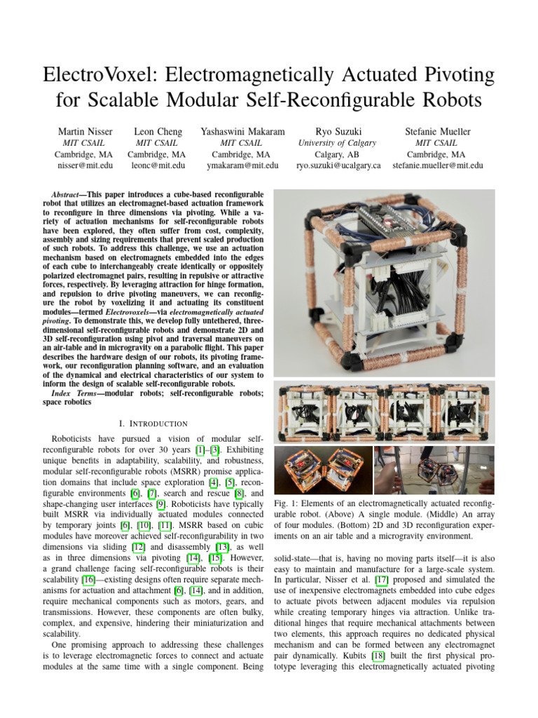 Electromagnetically Actuated Robot Pivoting | PDF | Force