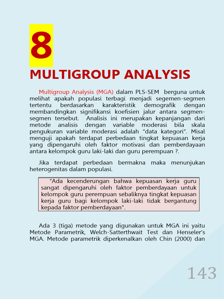 Multigroup Analysis-1 | PDF