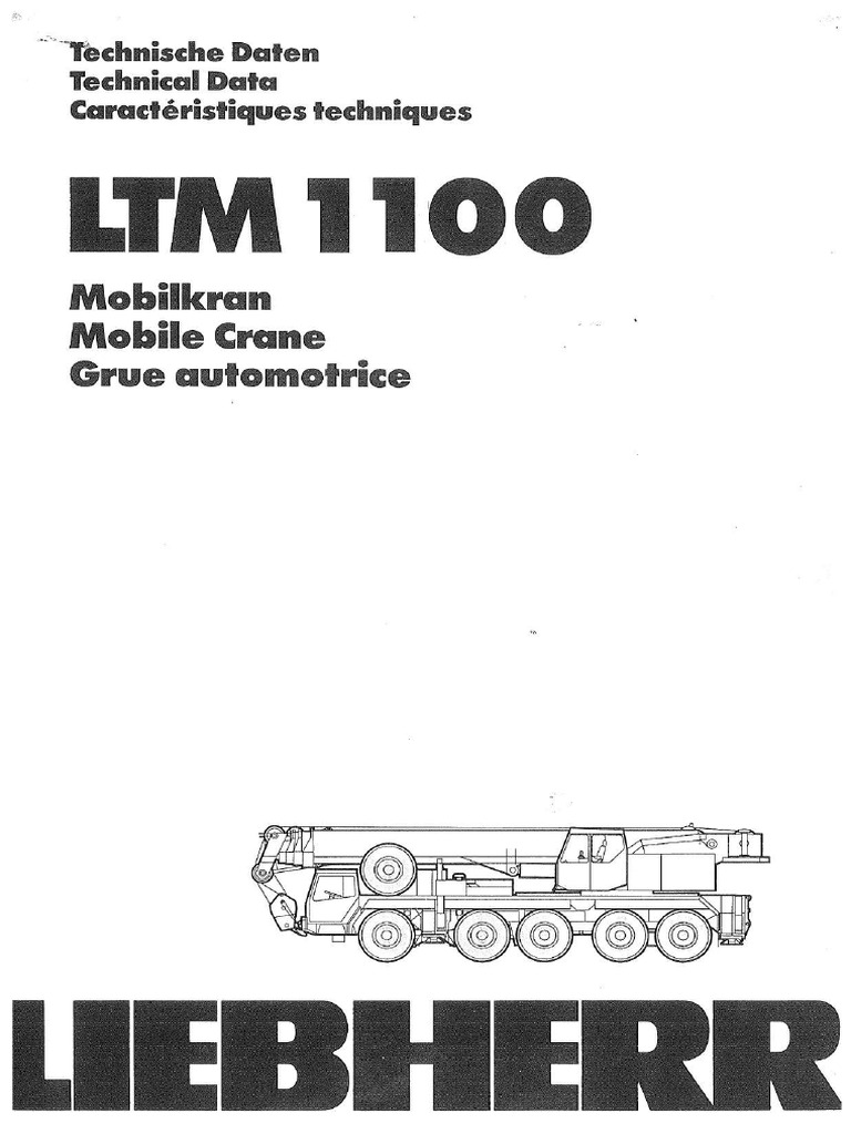 Load Chart LTM 1100 | PDF