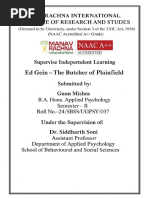 John Wayne Gacy: A Psychopath's Profile | PDF | Psychopathy | Psychology