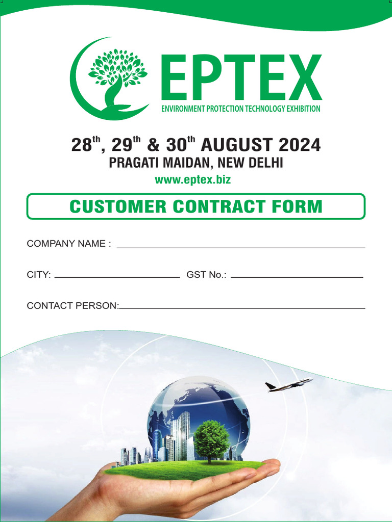 Eptex Contract Form 2024 | PDF | Indemnity | Private Law