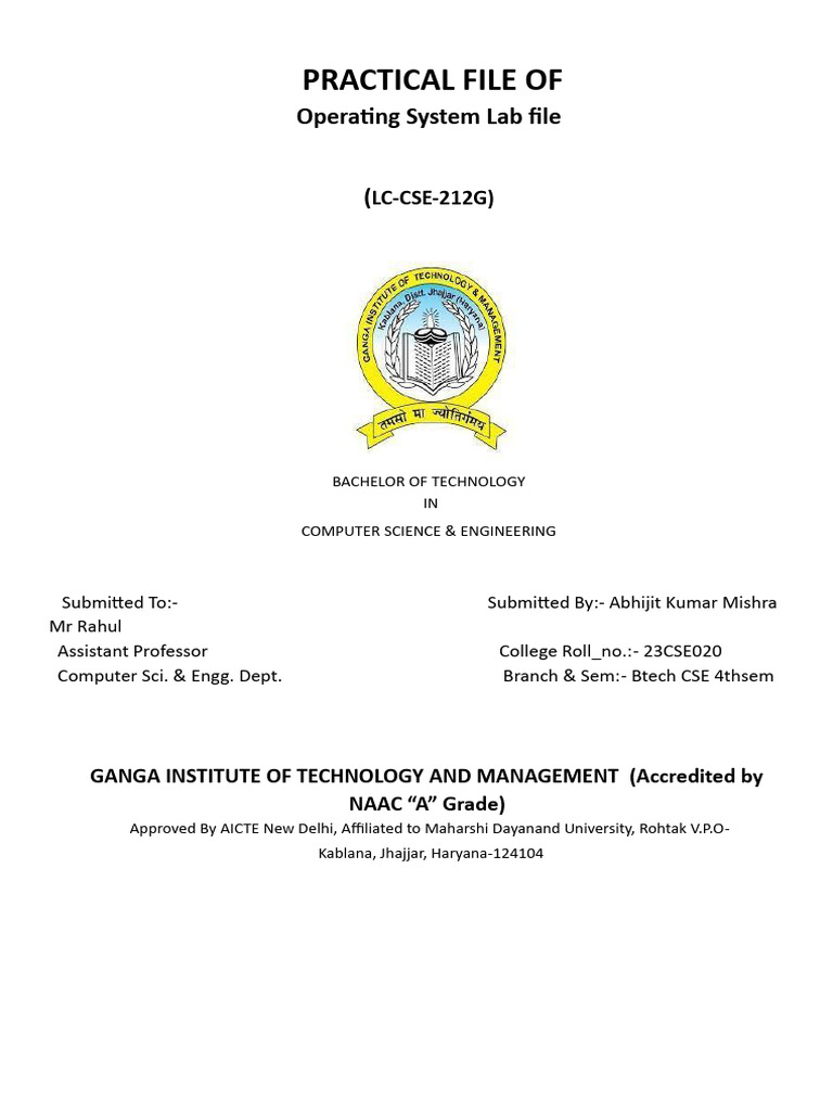 Os Abbhijit Aaditya Akshat | PDF