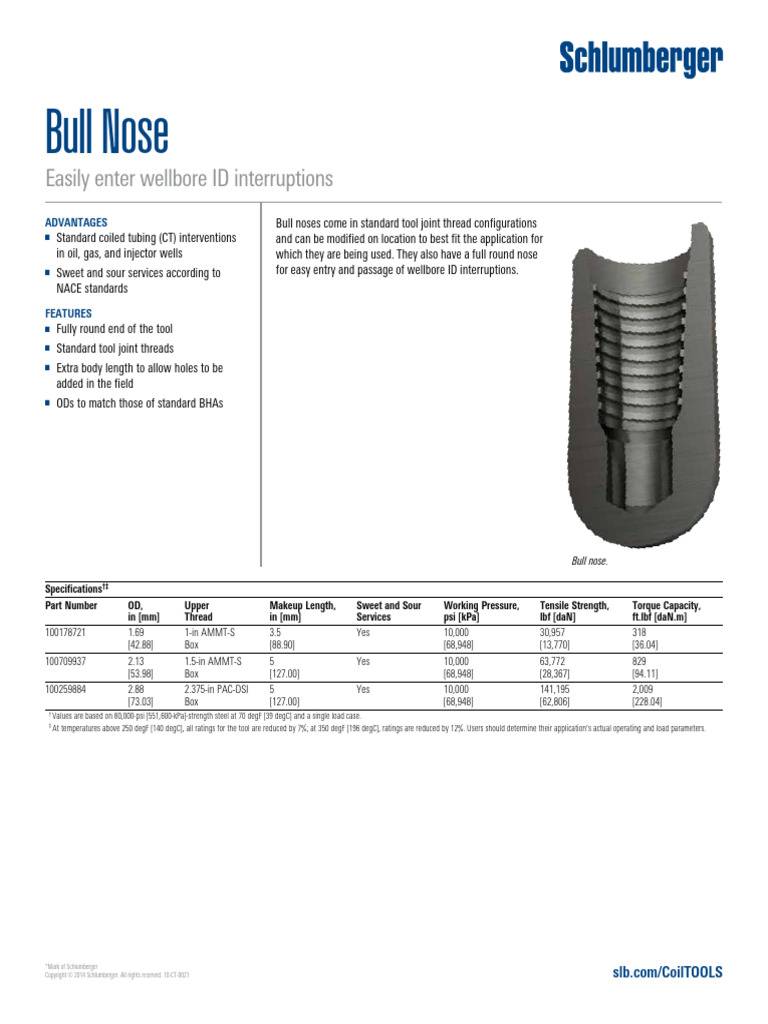 Bull Nose Tool Specifications and Benefits | PDF | Mechanical Engineering