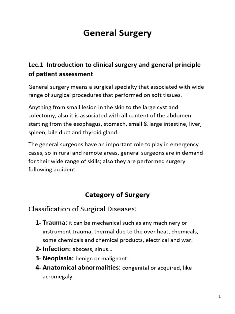 General Surgery | PDF | Pulse | Surgery