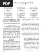 IEEE - Conference Template A4 | PDF | International System Of Units | Bracket