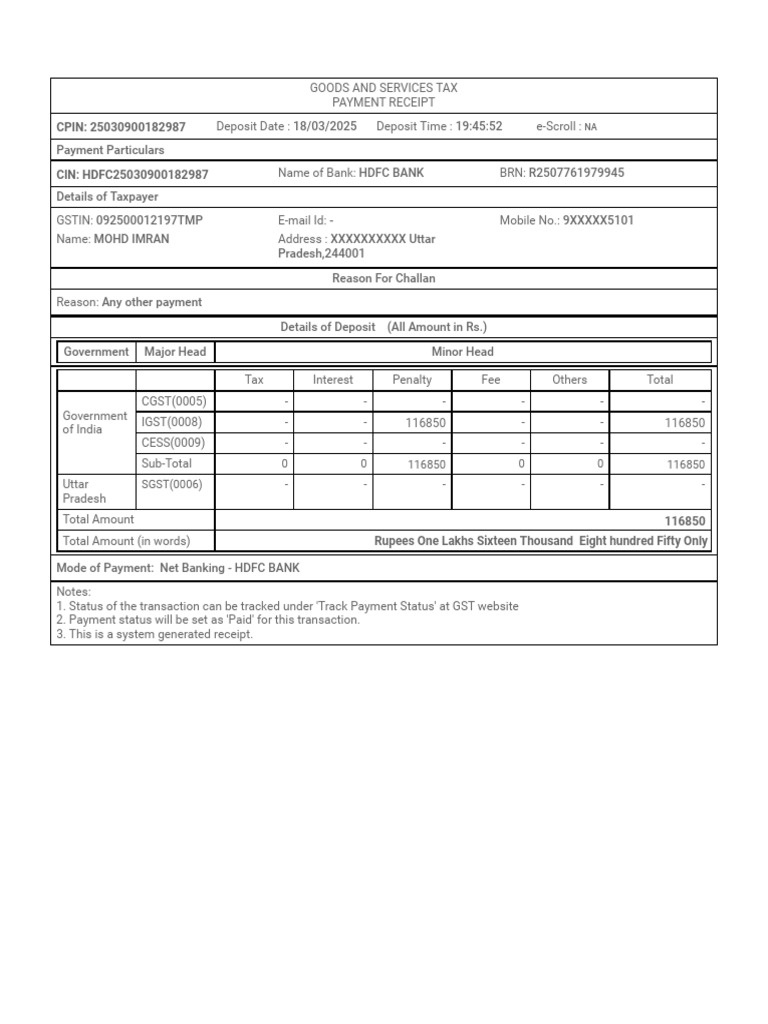 GST-Challan Receipt - 2025-03-18T194600.333 | PDF