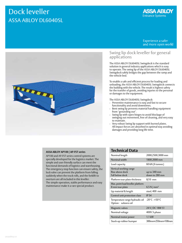 Assa Abloy Dl6040sl en 2022 L | PDF | Manufactured Goods | Mechanical ...