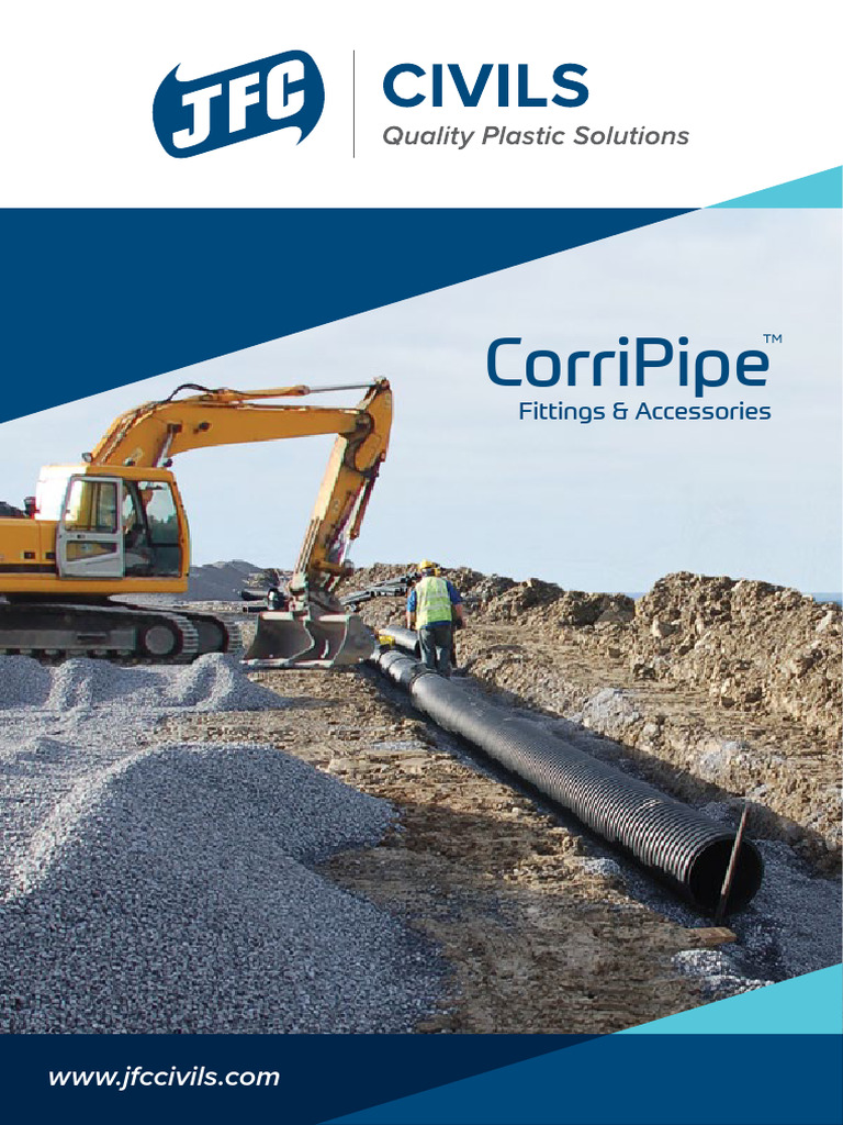 JFC CorriPipe™ Twinwall Drainage Solutions | PDF | Pipe (Fluid ...