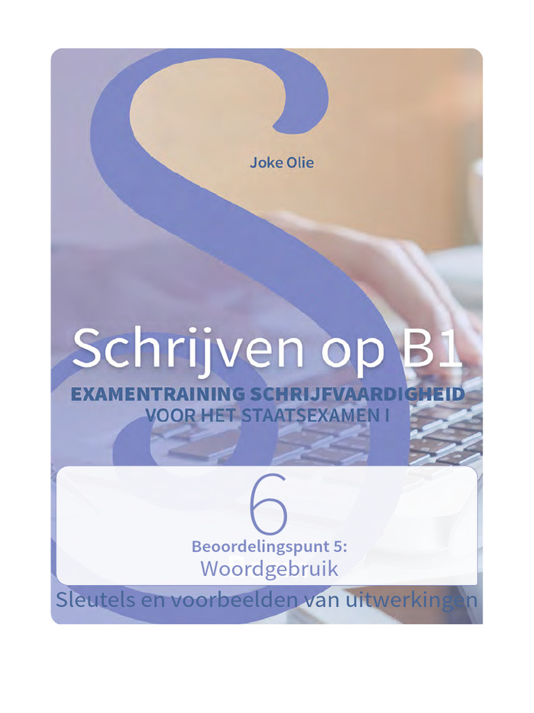Schrijven Op b1-h 6-Sleutels Uitw.2024 - 1 | PDF