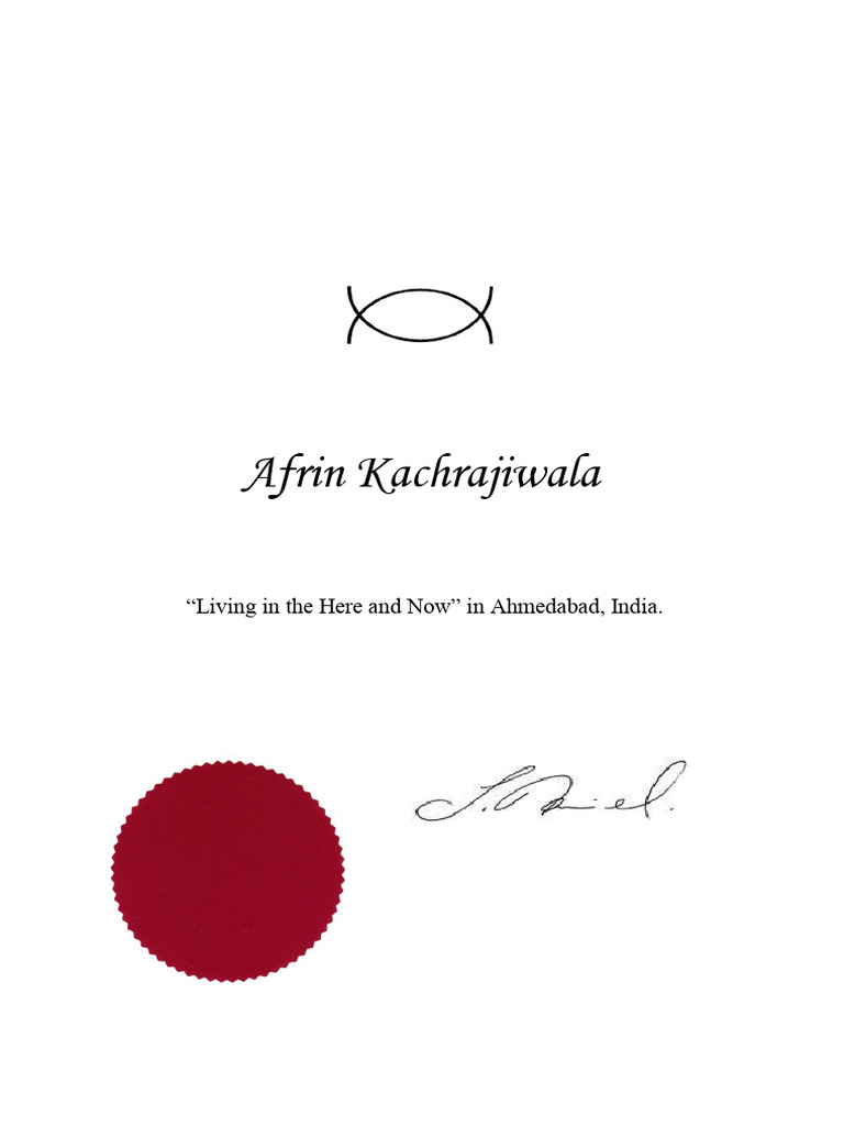 Certificate Afrin Kachrajiwala (1) | PDF