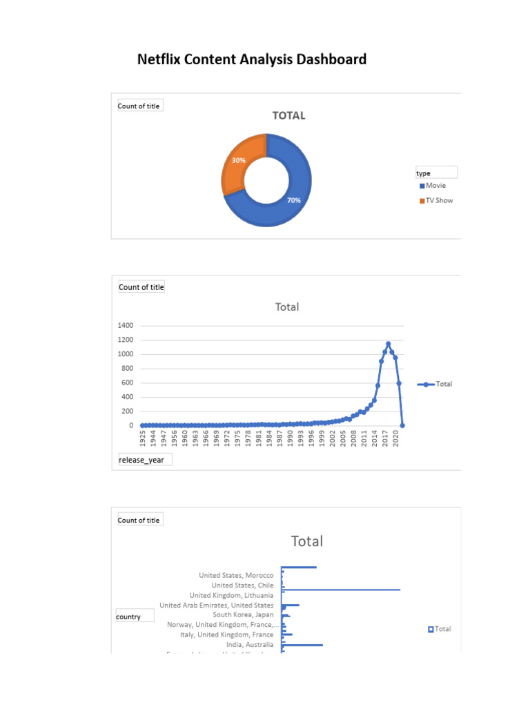 Netflix Dashboard | PDF