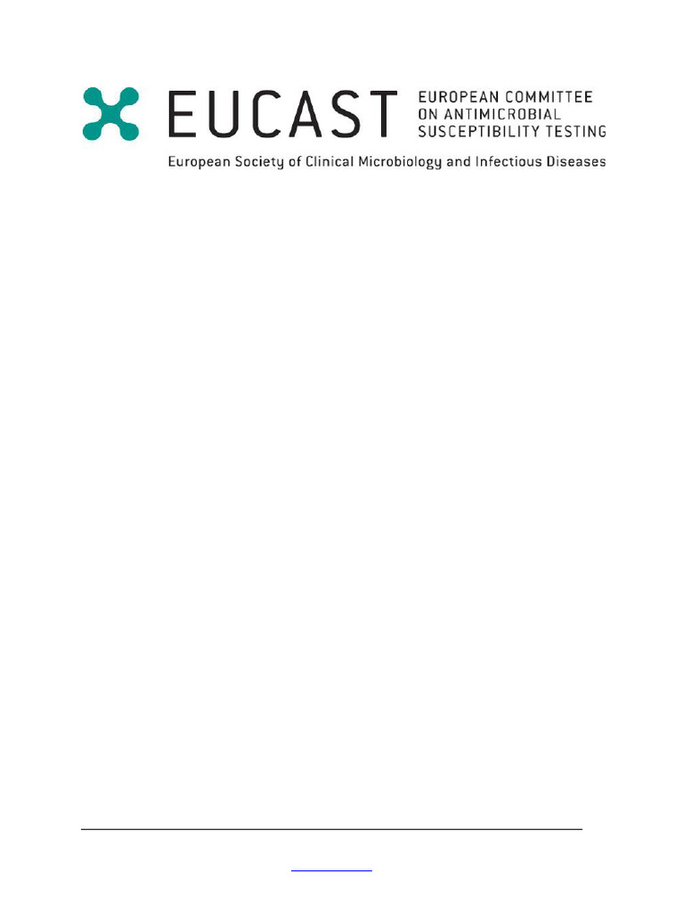 EUCAST Disk Diffusion Guidelines 2024 | PDF | Methicillin Resistant ...