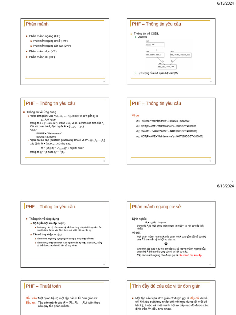 2-Thiết kế CSDLPT - 2 | PDF