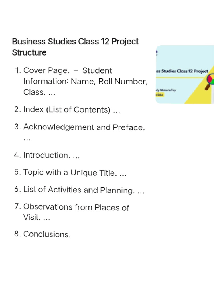 Class 12th Business Studies | PDF