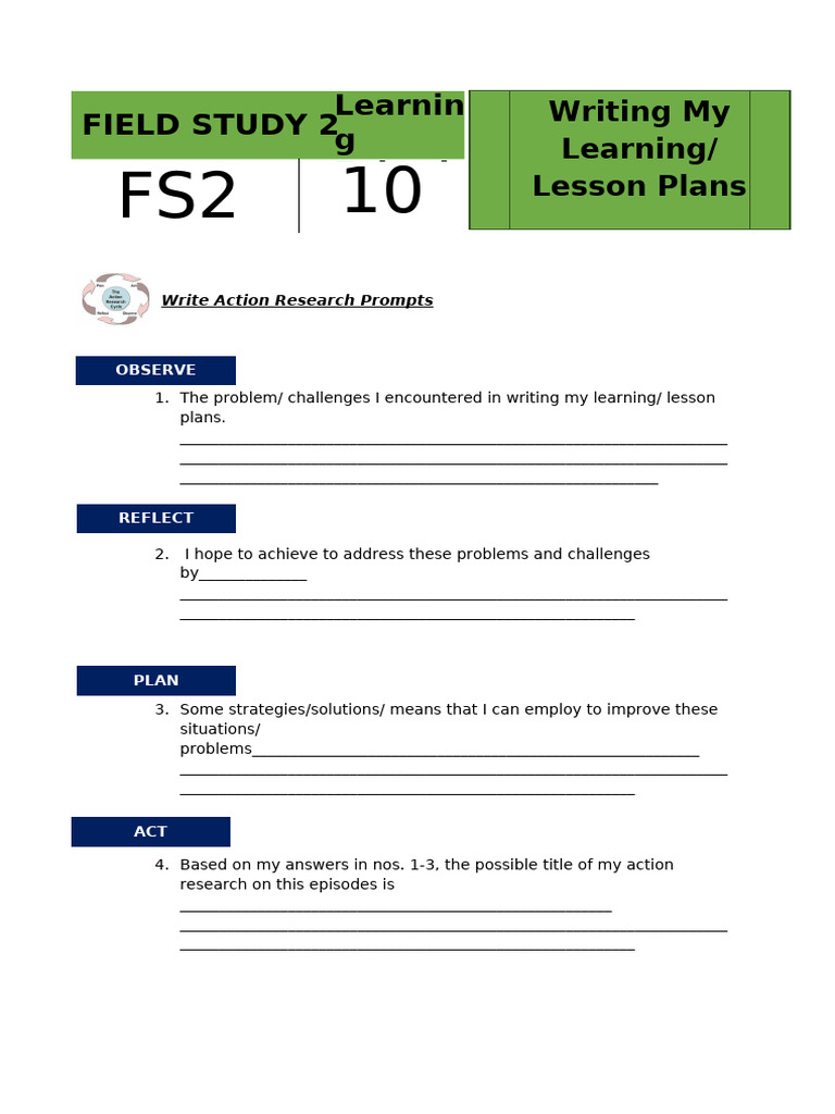 Summary of Task For Final FS2 | PDF | Lesson Plan | Learning