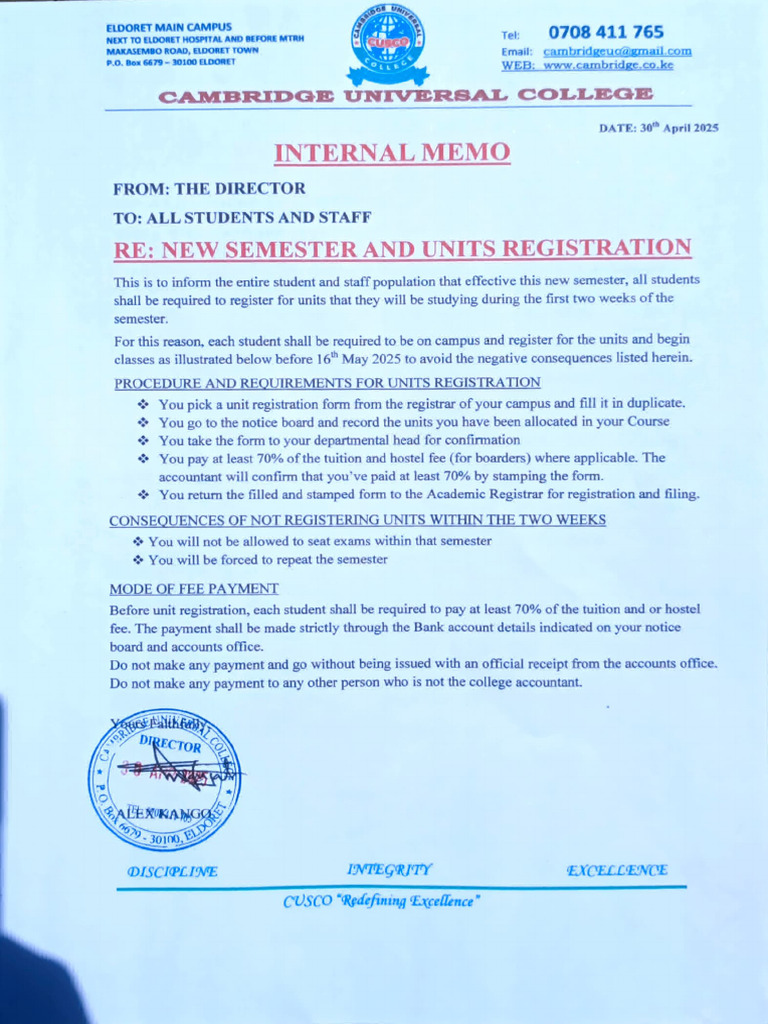 Unit Registration | PDF