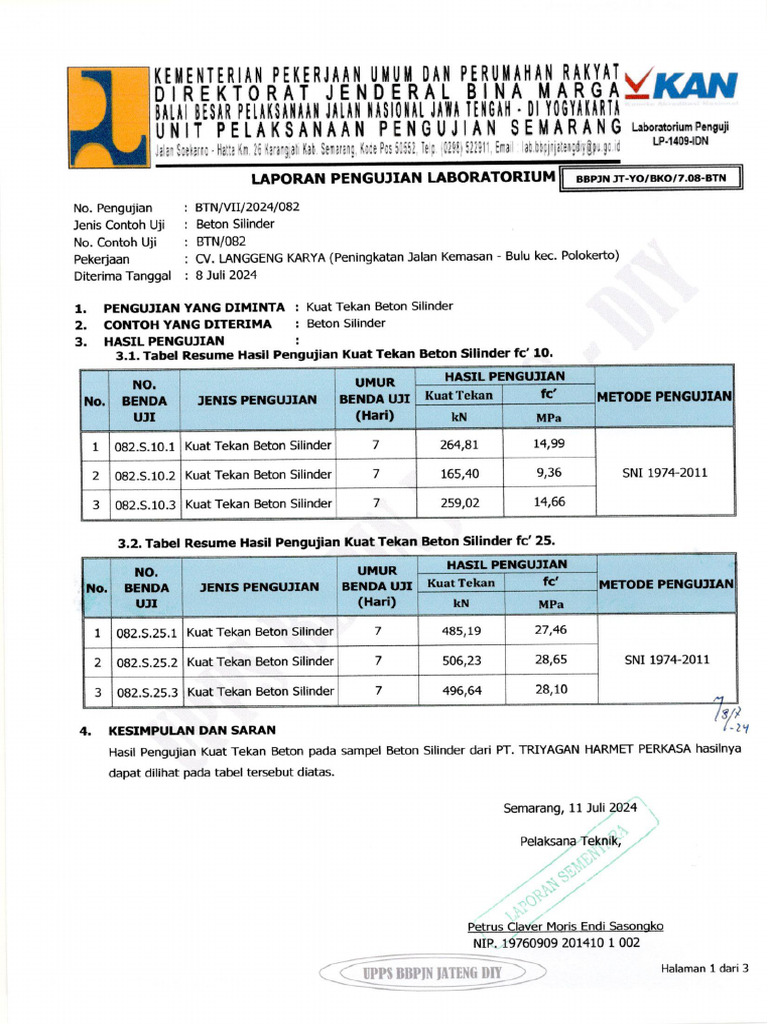 082 N 083 Laporan Sementara LAB BP7 | PDF