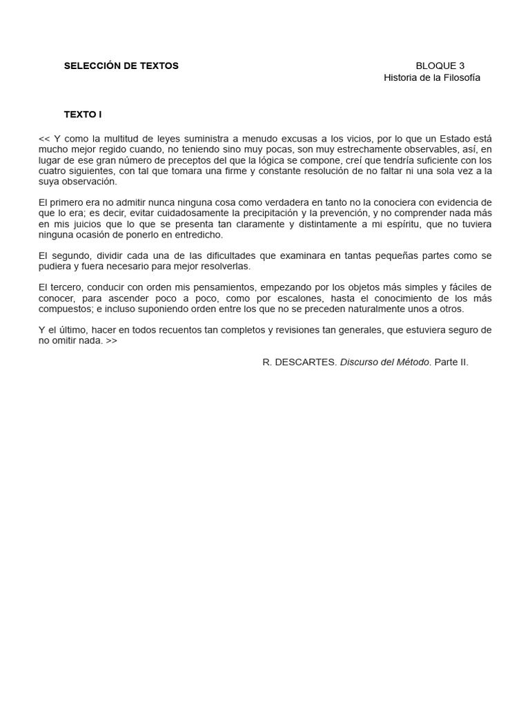 TEXTOS BLOQUE 3 | PDF | Immanuel Kant | Crítica de la razón pura