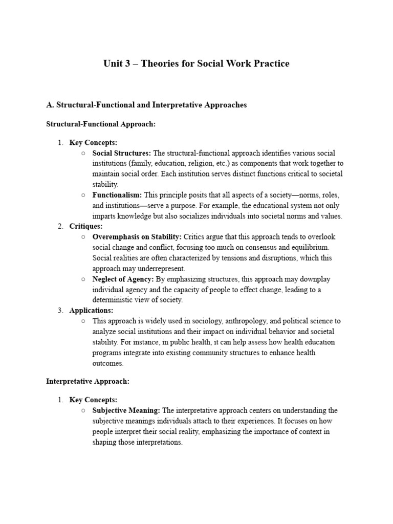 Social Work Practice Theories Overview | PDF | Feminism | Gender Studies