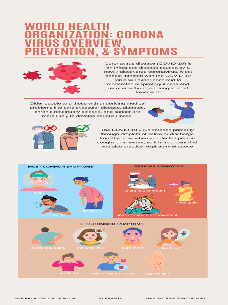 COVID-19 Overview: Symptoms & Prevention | PDF | Cough | Animal Diseases