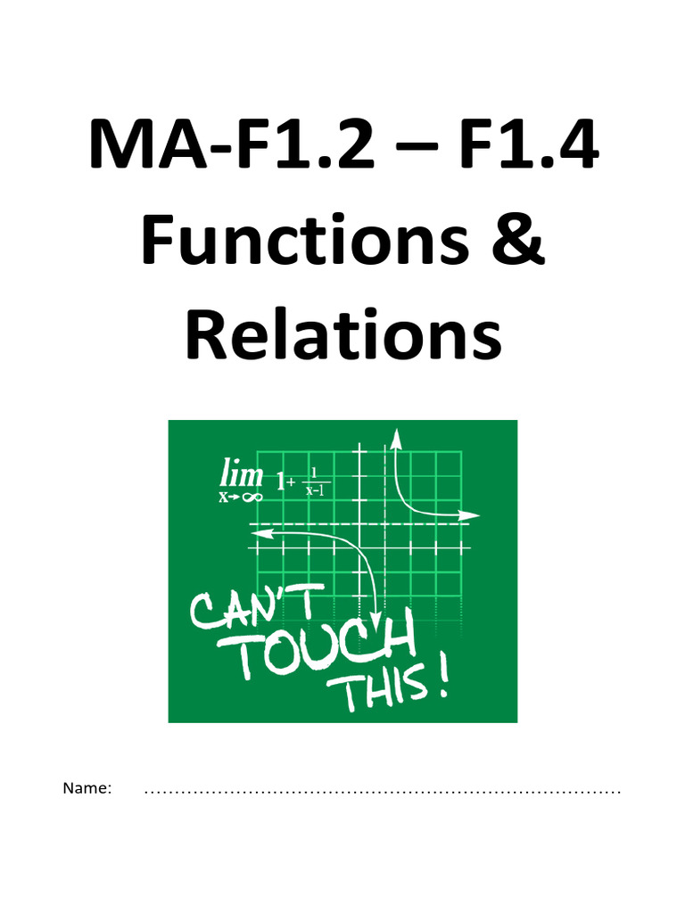 Booklet Solns Lesson 1 - 10 | PDF | Function (Mathematics) | Geometry