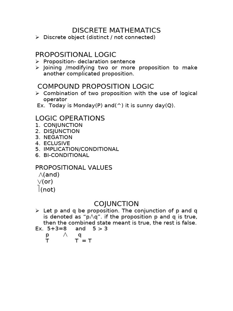 Discrete Mathematics | PDF