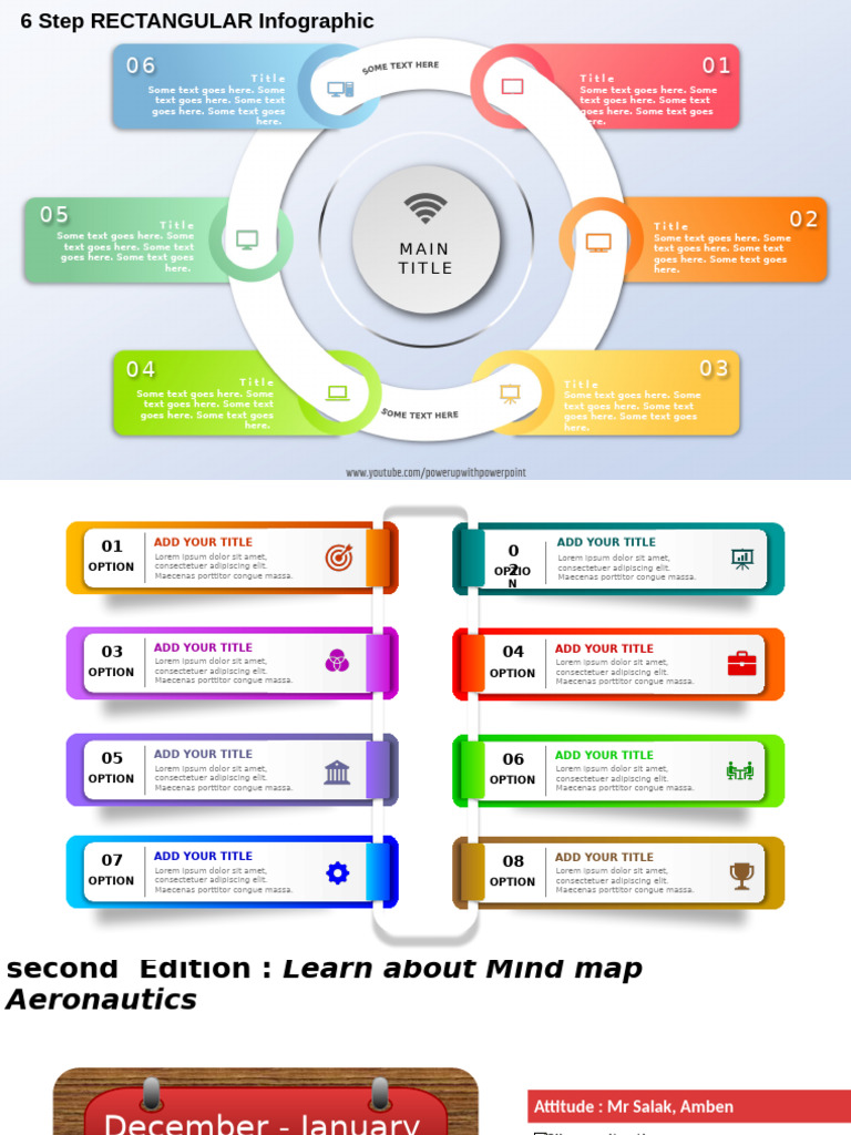 31.create 6 Step RECTANGULAR Infographic | PDF