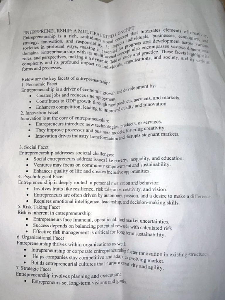 ENT 211 Entrepreneurship & Innovation | PDF