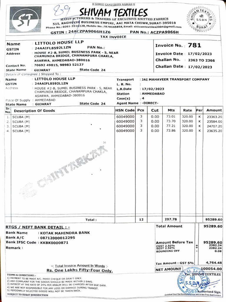 Kotak Mahindra Bank IFSC Code Surat | PDF | Taxation | Government Finances