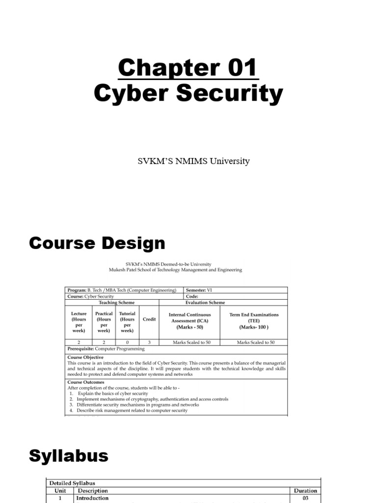 PPT1_Chapter 1 Introduction | PDF | Information Security | Access Control
