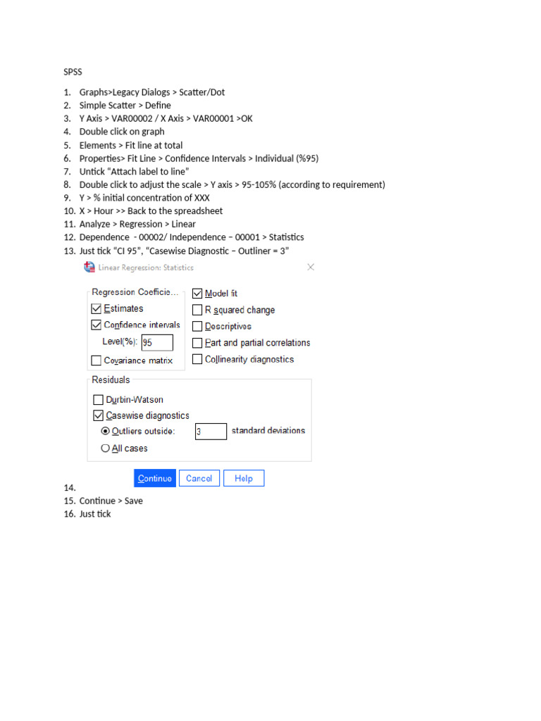 SPSS Procedure | PDF