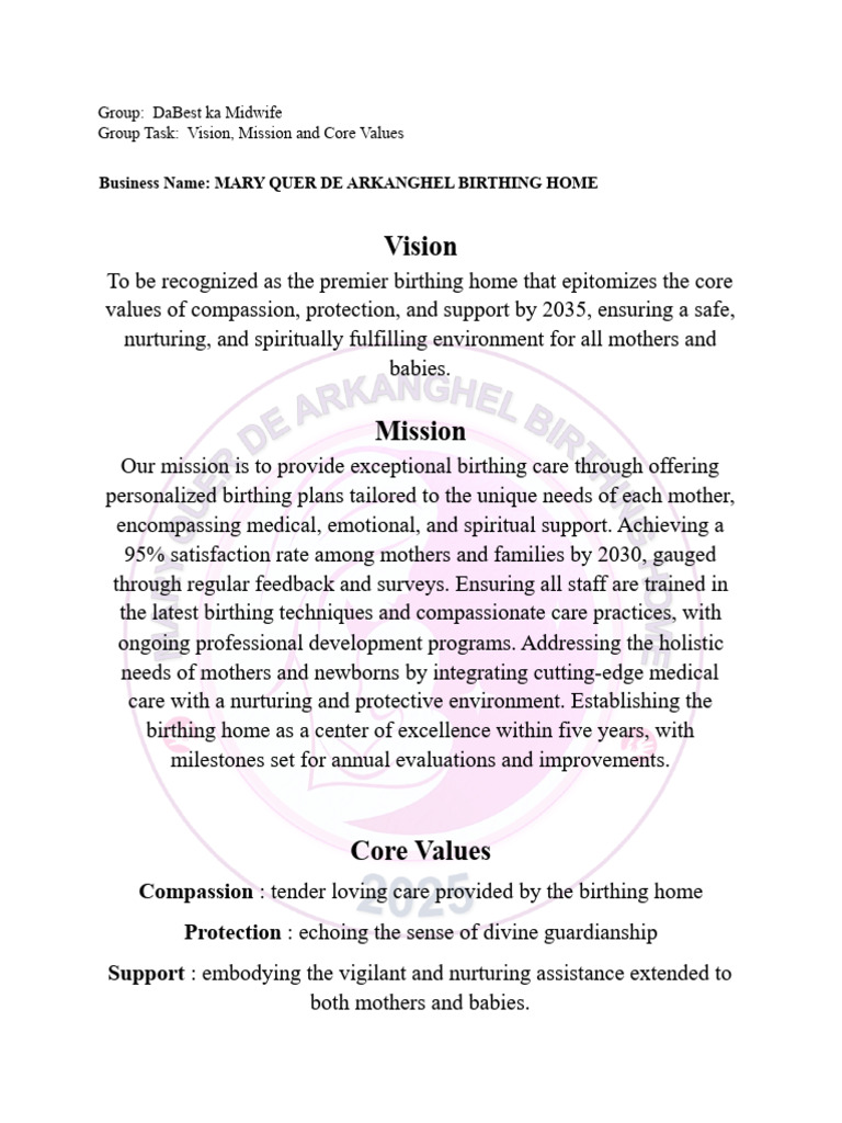 Vision Mission | PDF